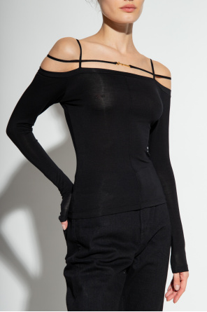 Black 'Sierra' off-the-shoulder top Jacquemus Black 'Sierra' off-the-shoulder top Jacquemus